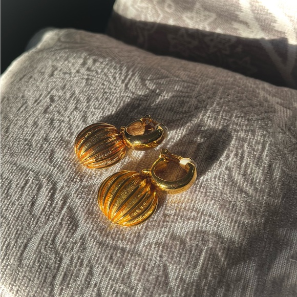 Jewelry | Beautiful Ivana Signed Vintage 199s Chunky Gold Earring Set ...